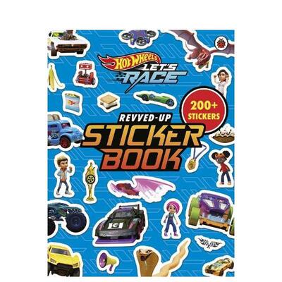 【预售】【风火轮】一起赛车：极速贴纸书 【Hot Wheels】Let’s Race: Revved Up Sticker Book 英文进口原版儿童绘本图书Hot Wh