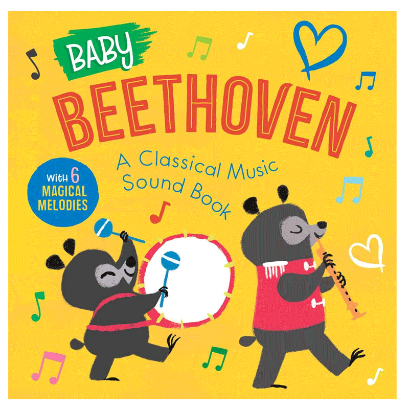 【现货】 Baby Beethoven 宝贝的贝多芬：经典音乐有声书 2-6岁宝宝幼儿发声书艺术启蒙读物 英文原版图书籍进口正版