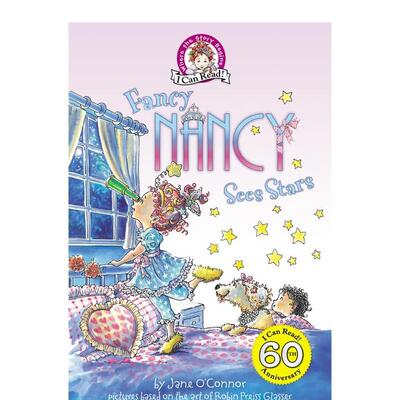 【现货】【MyFirstICanRead!】FancyNancySeesStars，漂亮南希看星星英文儿童绘本适合3-6岁Jane O'Connor  Robin Preiss Gla