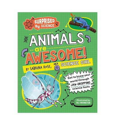【现货】【科学惊奇录】动物超能图鉴Animals are Awesome!【Surprised by Science】英文进口原版儿童百科绘本图书Sabrina Rose