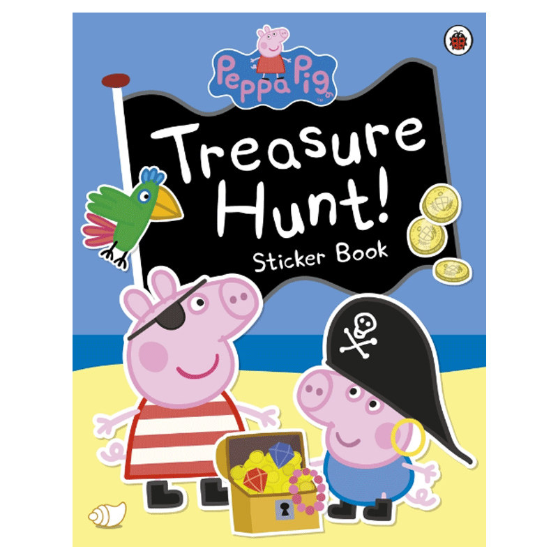 【预售】Peppa Pig: Treasure Hunt! Sticker Book英文版绘本小猪佩奇粉红猪小妹寻宝贴纸书英文原版正版儿童互动 ...