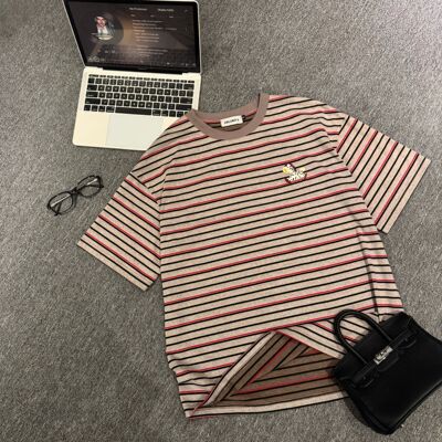 【条纹小马】夏季女款潮牌大版型宽松休闲T恤CP723
