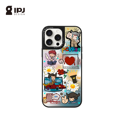 IPJ创意BIGBANG应援棒权志龙潮牌磁吸壳17适用苹果15promax手机壳iphone16Plus13个性日韩12防摔14小众网红i
