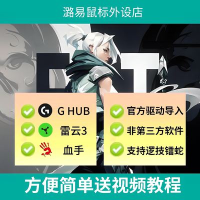 无畏契宏罗技G系列鼠标支持宏瓦罗兰特压鼠标G502镭蛇宏枪GPWG102