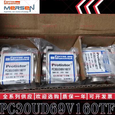 现货 罗兰ferraz shawmut直流熔断器 PC30UD69V160TF W300054