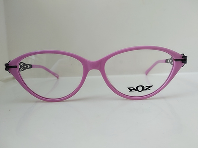 粉色女士猫眼复古风平面镜