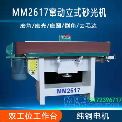 MM2617砂光机 立式窜动磨光机 砂带机 木工机械砂光机  振动砂