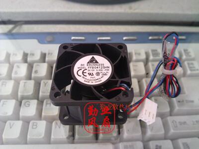 台达DELTA 4028 4CM 12V 0.6A暴力大风量风扇 测速 FFB0412SHN