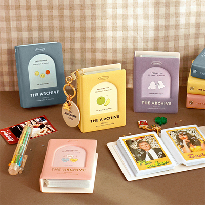 【韩国原装进口正品】Iconic可爱拍立得相册卡片收纳册名片卡册