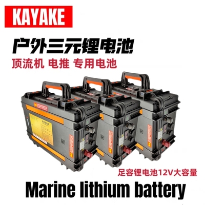 户外三元大单体足容久程优锂电池12V大容量24V48V推进器房床车蓄