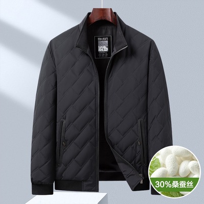 广州十三行沙河高端品牌男装外套夹克秋冬爆款嘉兴平湖羽绒服