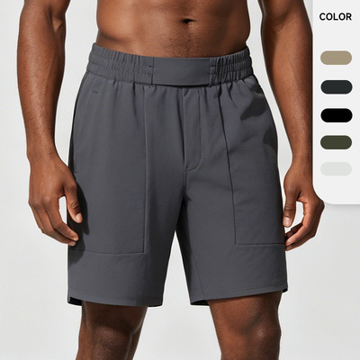 Summer outdoor ice silk shorts men's running sports pants