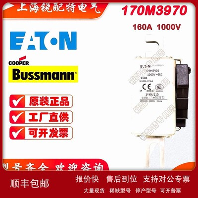 议价170M3970快速熔断器 1000V 160A 巴斯曼BUSSMANN快速熔断器