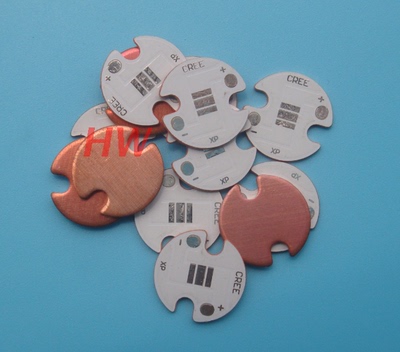 CREE科锐16MM1.0厚紫铜基板XPC\XPE\XPE2\XPG\XPG2\XTE\XPL 3535