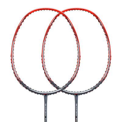 正品李宁羽毛球拍风刃灰色