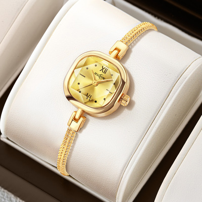 2026年新款手表女细带小巧轻奢手链表简约气质百搭小金表名牌女表