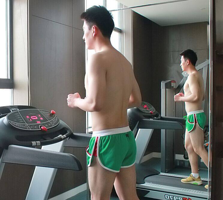 田径马拉松跑步超短二分裤男士夏季速干口袋阿罗裤健身运动短裤