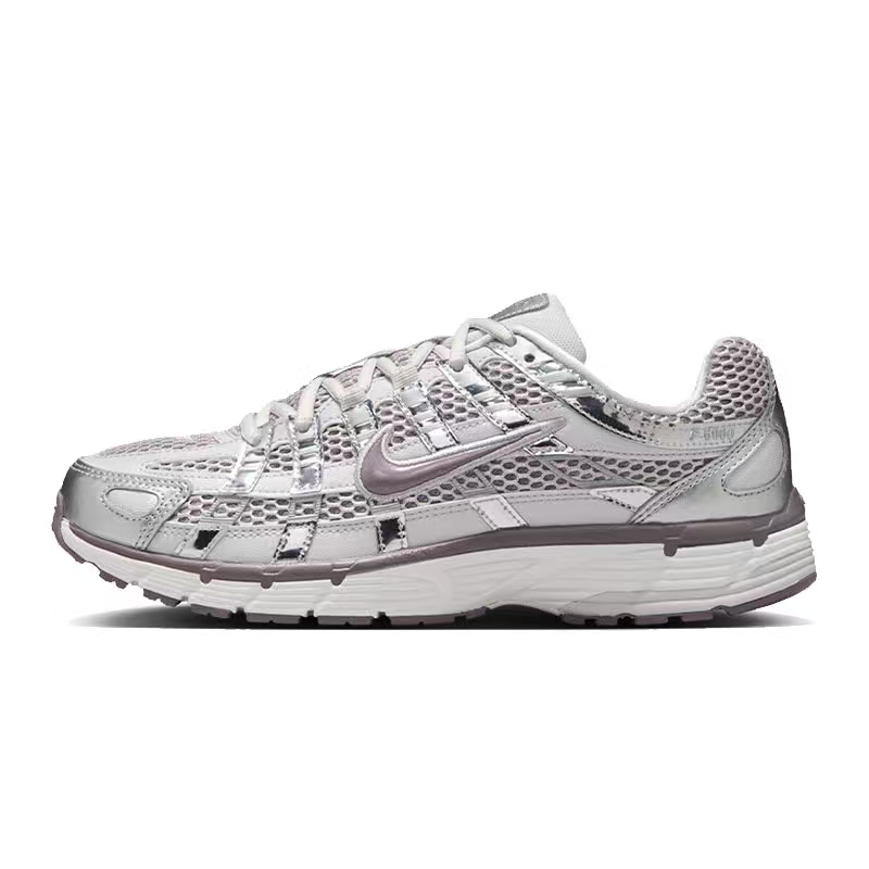 Nike P-6000 舒适百搭休闲城市通勤跑步鞋 女款 银白 IB4019-019
