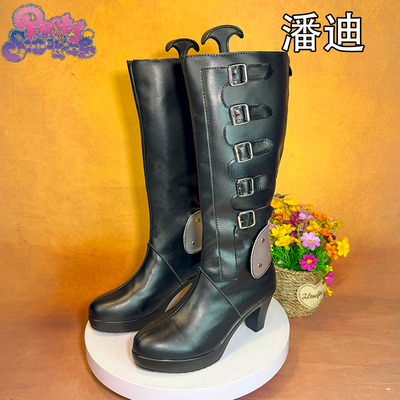 吊带袜天使 潘迪cosplay鞋少女萝莉动漫漫展定制游戏配套演出女靴