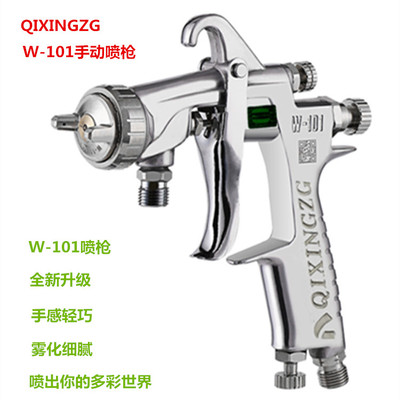 台湾进口W-101手动喷漆枪塑胶木器钣金雾化细腻家装w-101喷油枪