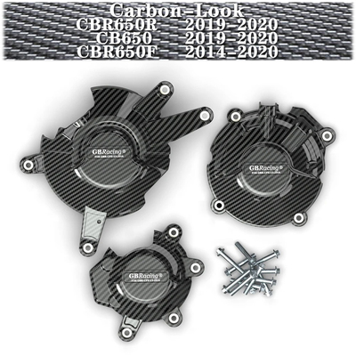 本田CBR650R650F防摔边盖碳纤维