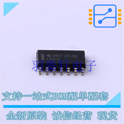 反相器 SN74LV14ADR SOIC-14 TI 全新原装进口