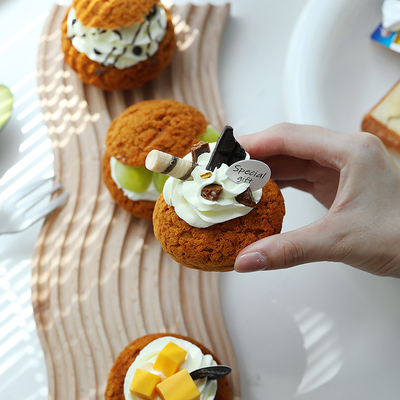 泡芙芒果夹心美食使用野餐道具