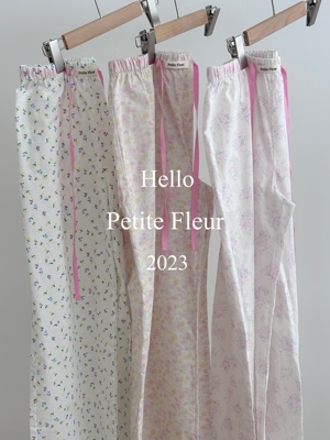 碎花长裤棉居家裤韩国