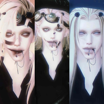 3款 困 Mod1vR捏脸 逆水寒手游捏脸男通用 原版