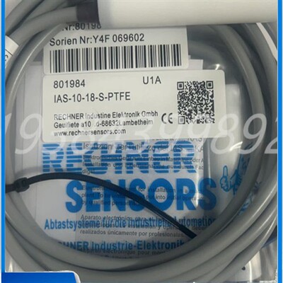 全新RECHNER瑞奇能电容式接近开关IAS-10-18-S-PTFE传感器