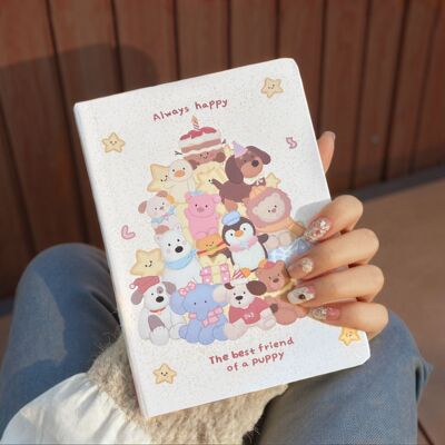 可爱的动物园高颜值insA5硬壳卡通笔记本韩系ins风笔记本记事本