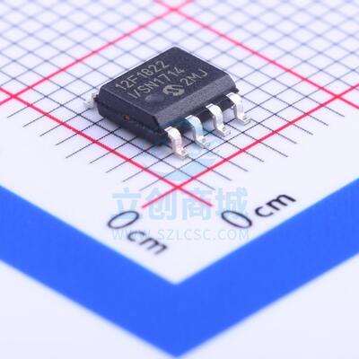 单片机(MCU/MPU/SOC) PIC12F1822-I/SN SOIC-8_150mil MIC 全新原