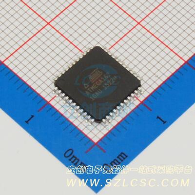 单片机(MCU/MPU/SOC) ATMEGA162-16AU TQFP-44_10x10x08P MIC 全