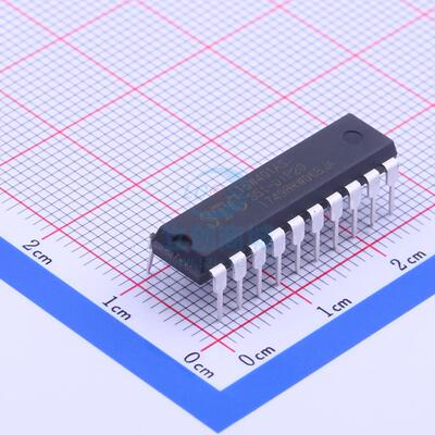 单片机(MCU/MPU/SOC) STC15W401AS-35I-DIP20 DIP-20 全新原装进