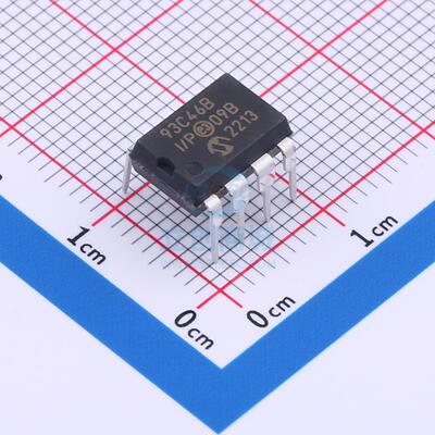 EEPROM 93C46B-I/P PDIP-8 MICROCHIP(美国微芯)