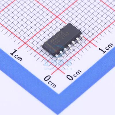 RS-485/RS-422芯片 MAX489EESD+T SO-14 MAXIM 全新原装进口