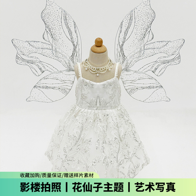 梦幻小精灵翅膀花仙子天使蝴蝶儿童摄影服装舞台表演拍照演出道具