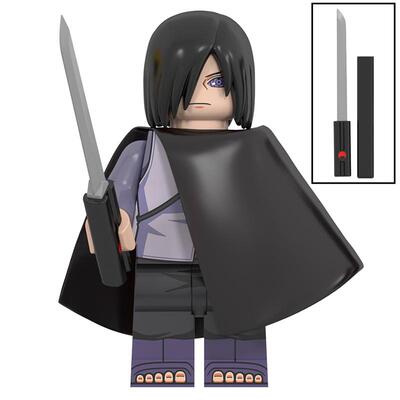 火影忍者重粒子鸣人博人雏田佐助拼装积木人仔玩具WM6152