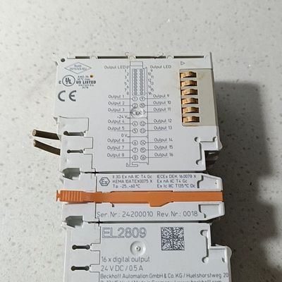 倍福BECKHOFF EL2809数字输出模块 16路输出