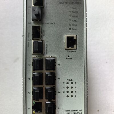 Comnet工业级8口POE交换机 型号CNGE2FE8MS