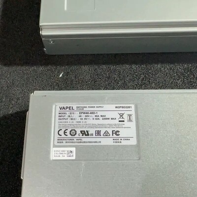 议价W2PSD2201 2200w直流电源模块 S9306交换机