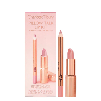 预*定 新款Charlotte Tilbury/CT口红Pillow Talk唇线笔哑光套装