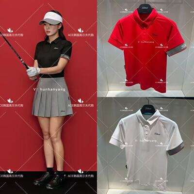 女士高尔夫服装25春季短袖
