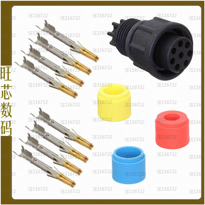 ABD-08BFFC-LL7AP0【CONN PLUG FMALE 8POS GOLD CRIMP】