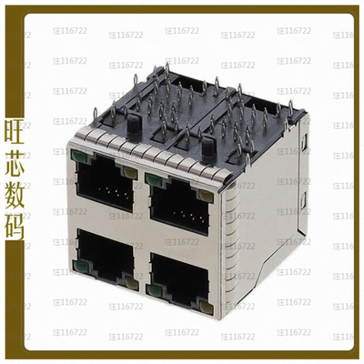 RJSGE4887411【8P8C, CAT5E, PRESSFIT, 2X2 STACK】