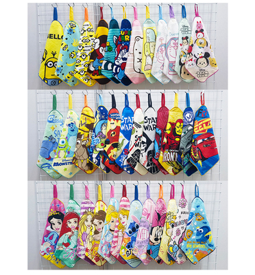 卡通全棉儿童擦手挂巾