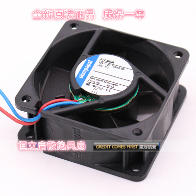 全新原装德国ebmpapst风扇614NHHR 24V 125mA 6025cm变频器专用