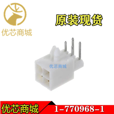 TE/AMP泰科连接器 1-770968-1 插座针座4Pin 间距4.14mm 原装现货