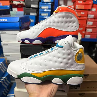 Jordan Air Jordan 13 AJ13 橙黄鸳鸯女款休闲篮球鞋 CV0785-158