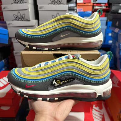 Nike AIR MAX 97 卡通子弹头 男子全掌气垫运动休闲鞋 DH4759-001